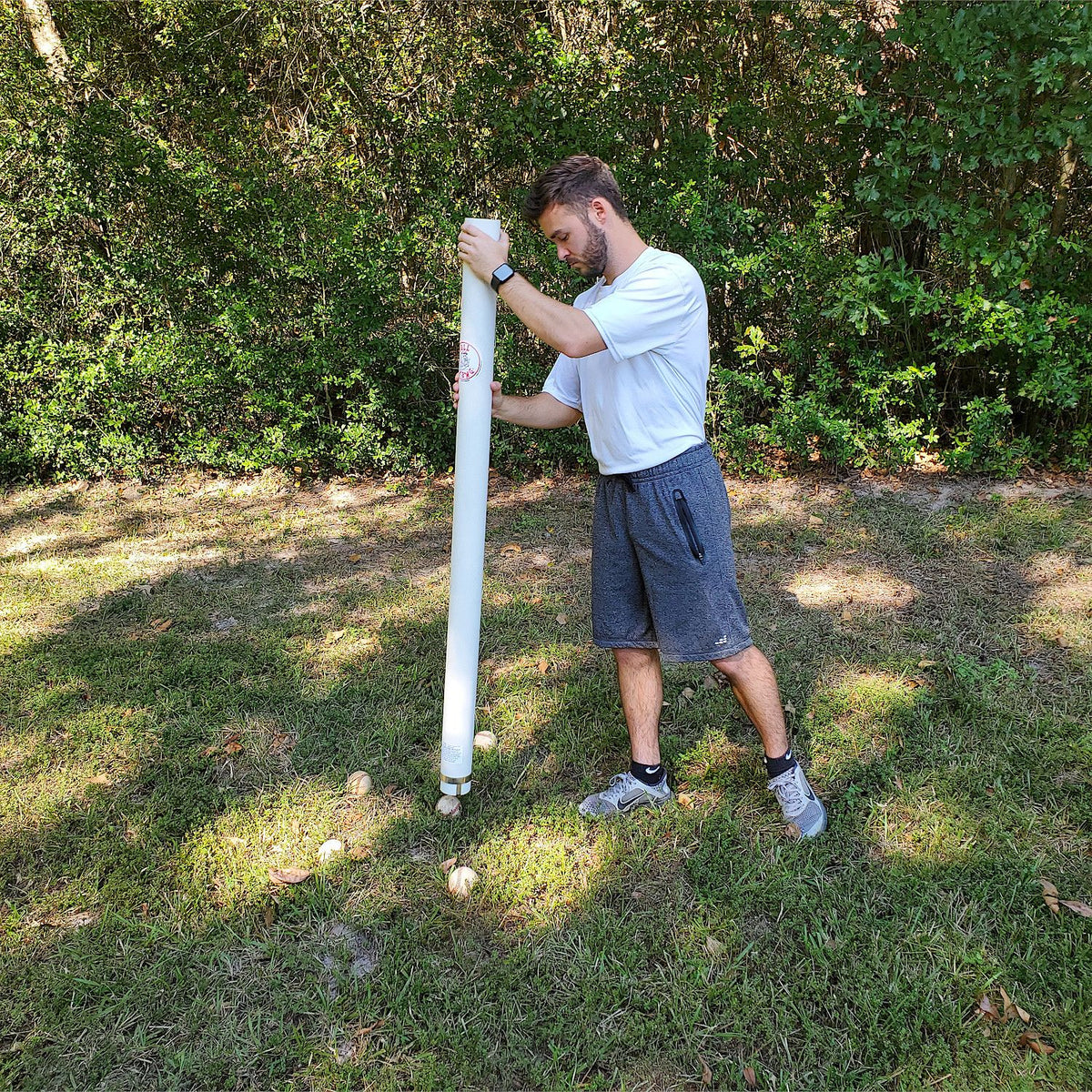 The Ball Hawg | Baseball Retriever and Back Saver